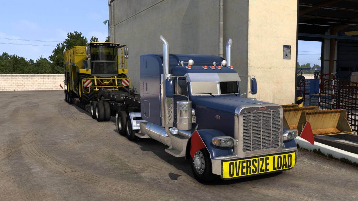 Стар, да удал! Везу КОМБАЙН в American Truck Simulator