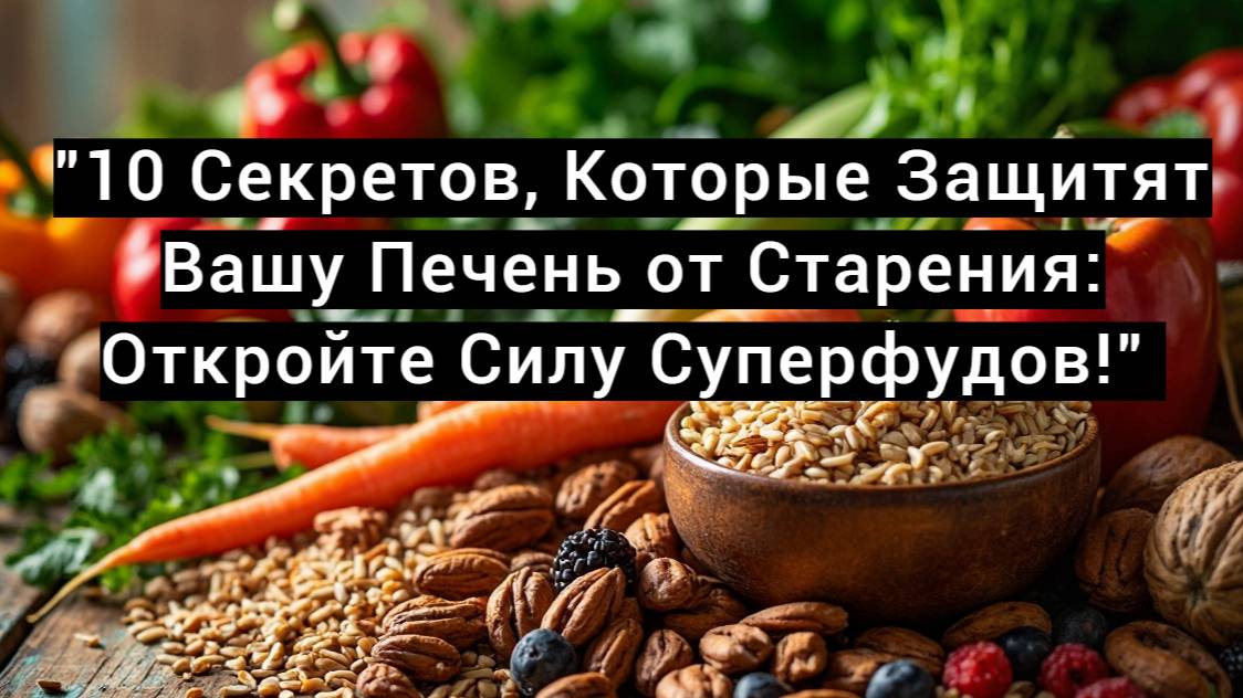 "10 Секретов, Которые Защитят Вашу Печень от Старения: Откройте Силу Суперфудов!"