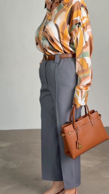PLUS SIZE  SS 1/25. Рубашка Б2634, Брюки Б7509
