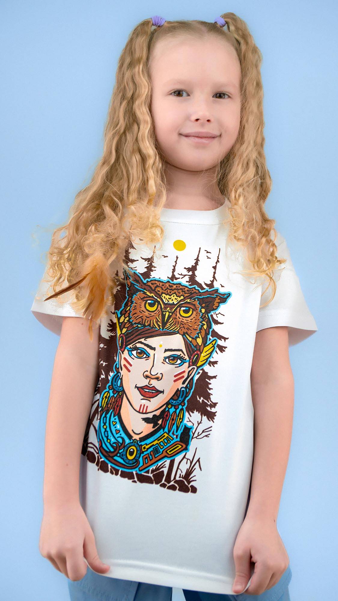 Футболка детская односторонняя ЛЕДИ СОВА