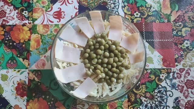 Это САЛАТ Загадка для гостей:) Потрясающе ВКУСНЫЙ Салат с ИНДЕЙКОЙ