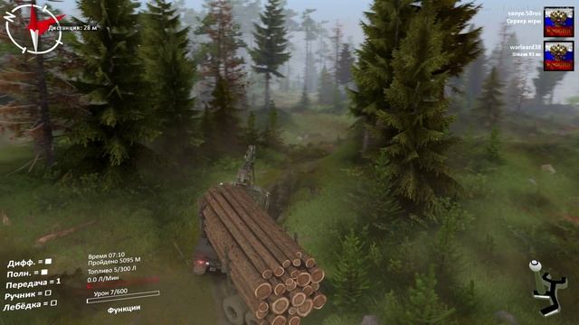Spintires Карта Равнины