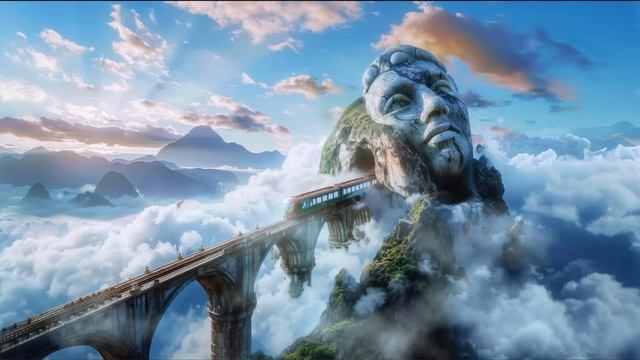 Sky Route⎜Relaxing Atmospheric Sci Fi Ambient Music ⎜Space Background Music & Air Soundscapes