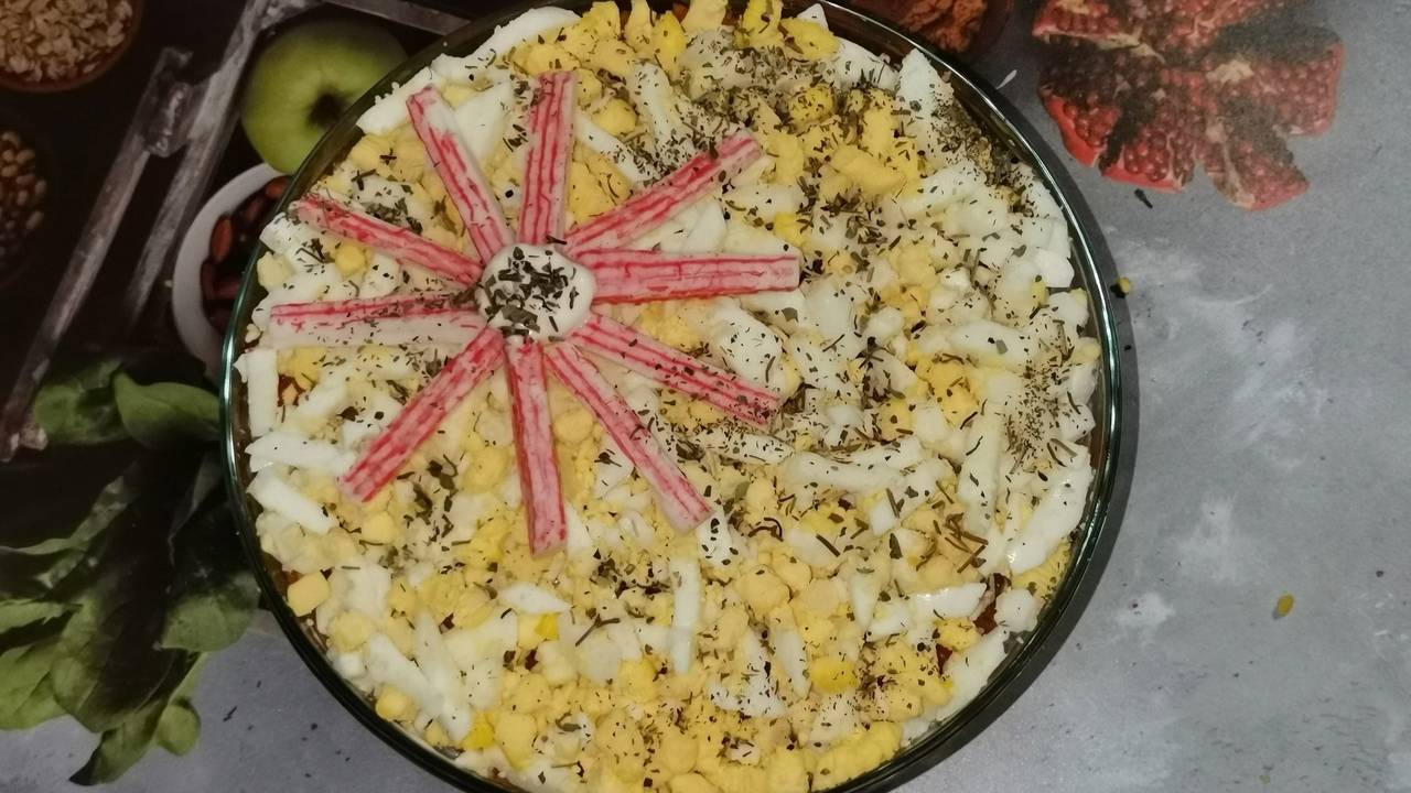 Яркий, как ЛЕТО, сочный, как бабушкина котлета!! Салат "Радужный"