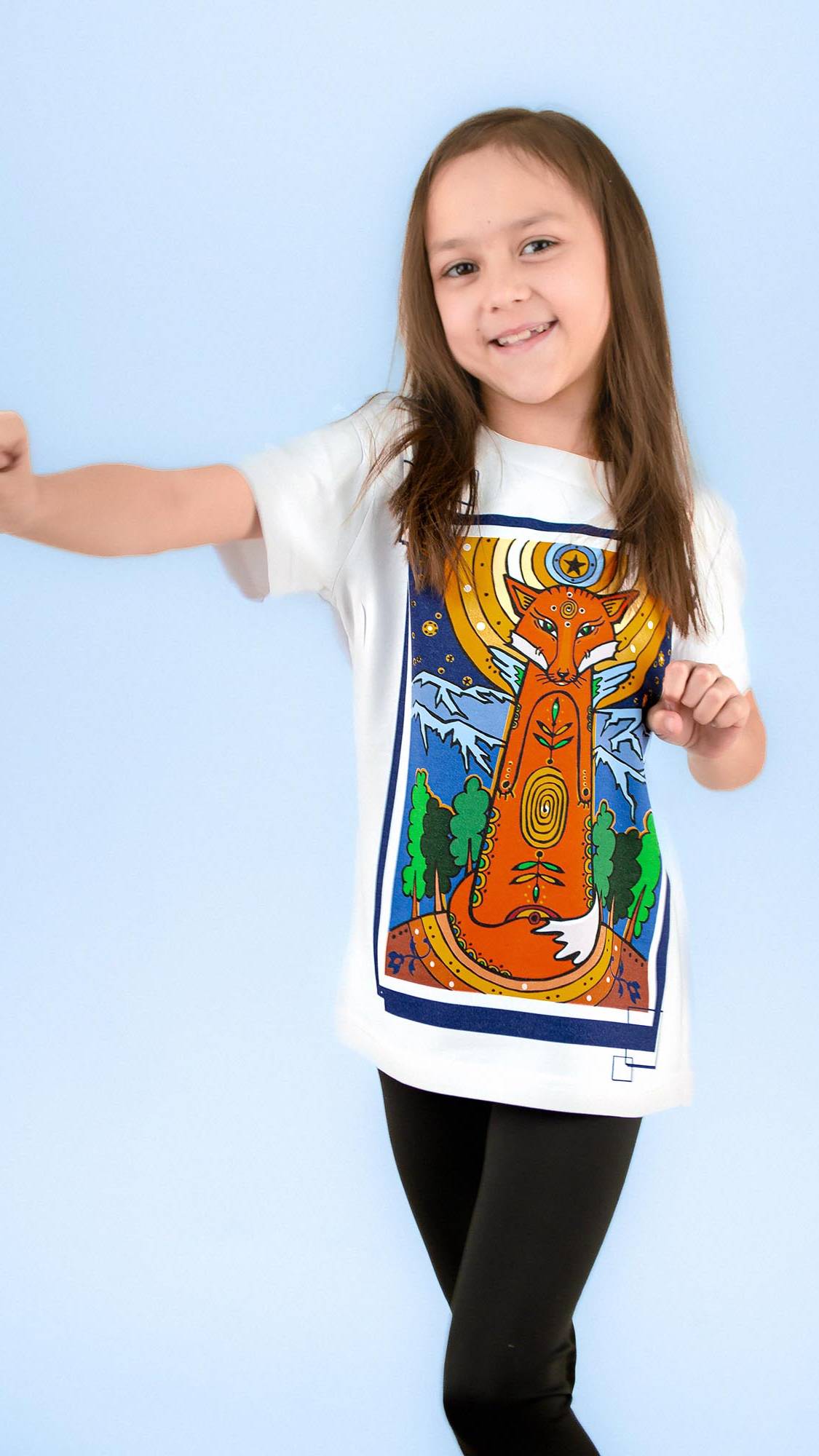 Футболка детская односторонняя ЛИСА АЛИСА