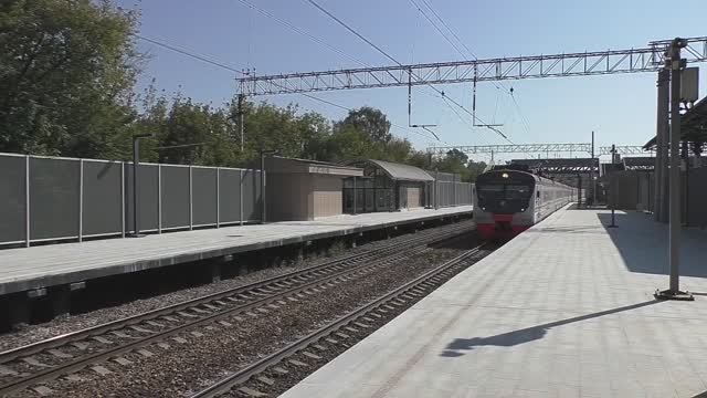 Электропоезд ЭД4М-0451 (ЦППК) скорый приг. поезд "Фирменный экспресс" №7041 Рязань-1 - Москва.