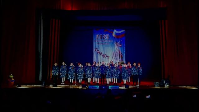 Хор "Солдаты войны" МАОО лицей Олчей г Ак-Довурак, 5 апреля 2025 год