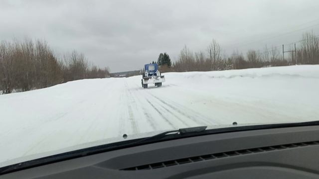 Трактор Т-40. Купили, гоним домой. Февраль 2024.mp4