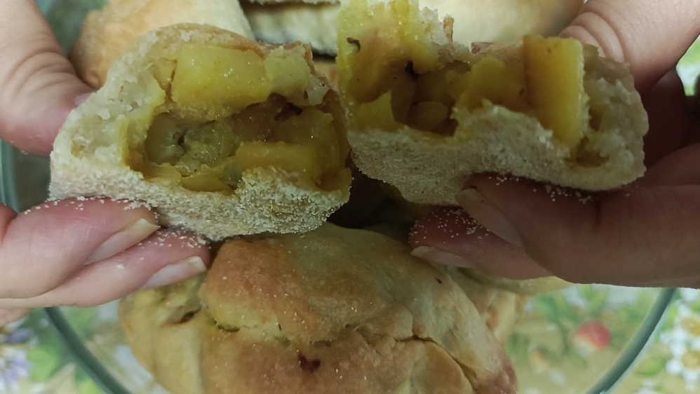 Постные пирожки с картошкой без дрожжей