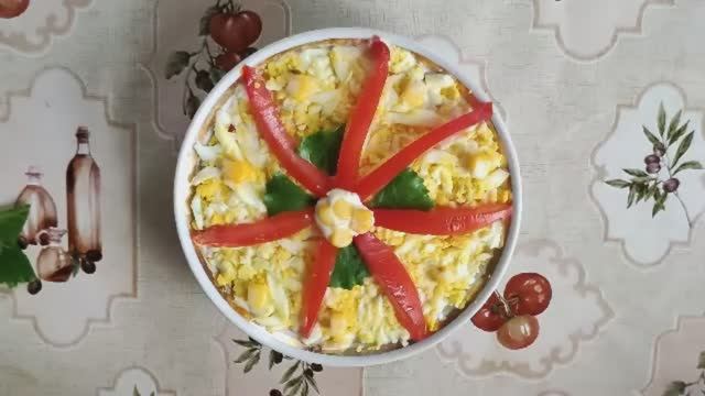 Когда я готовлю, Соседи заглядывают в окна! Каждый ХОЧЕТ повторить!!! Салат _Яркий цвет_