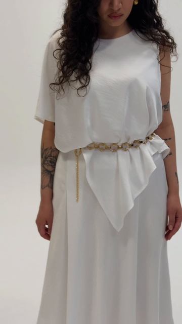 PLUS SIZE  SS 3/25. Топ Б2492, Юбка Б4633