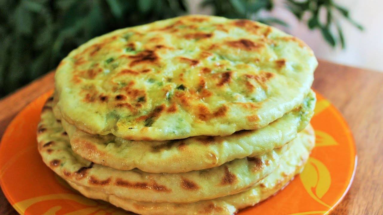 ЛЕПЁШКИ С СЫРОМ! Вкусные сырные лепёшки на кефире!