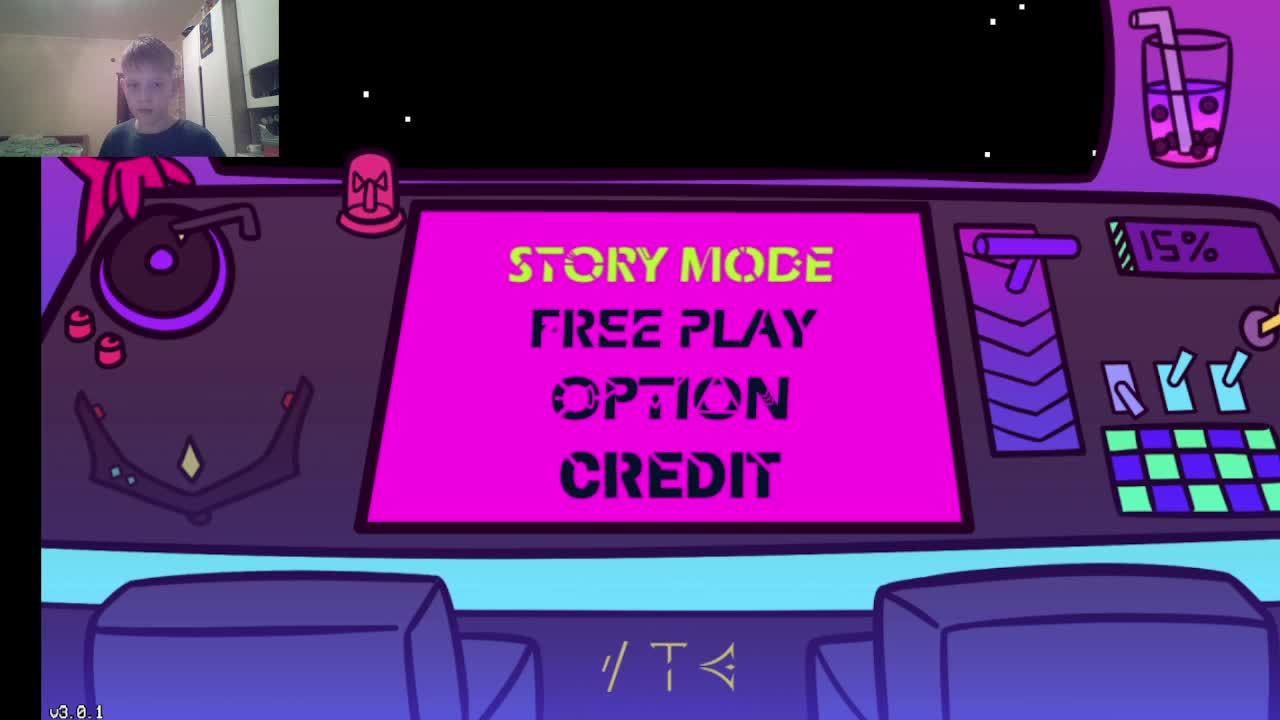 Фнф галактика 1 серия. Проходим 1 неделю.