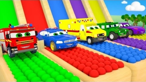 Мультики для малышей. Играем в машинки