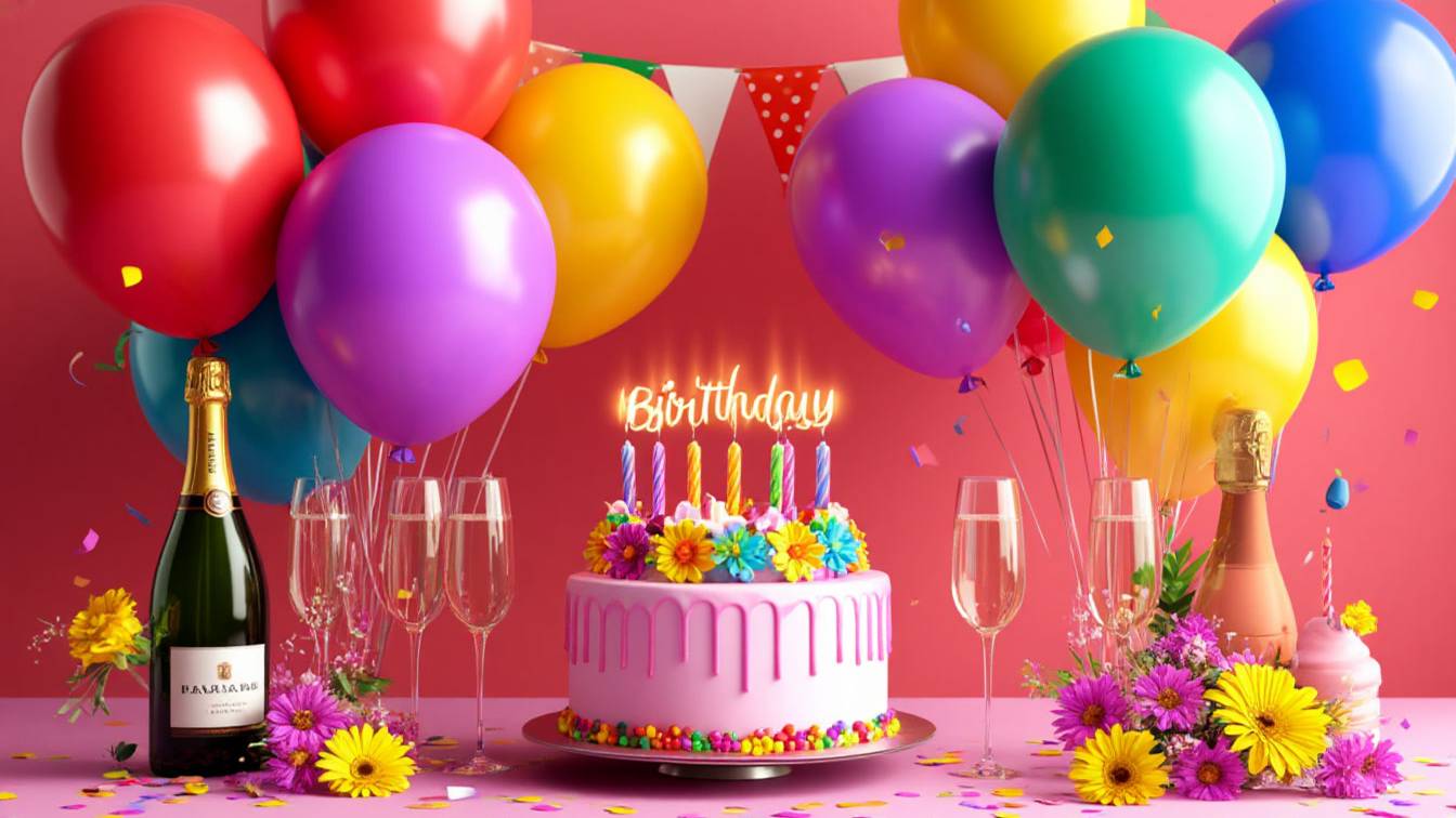 Красивое поздравление С Днем рождения !