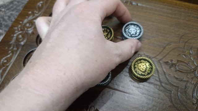 Фишки для нард с ликом льва