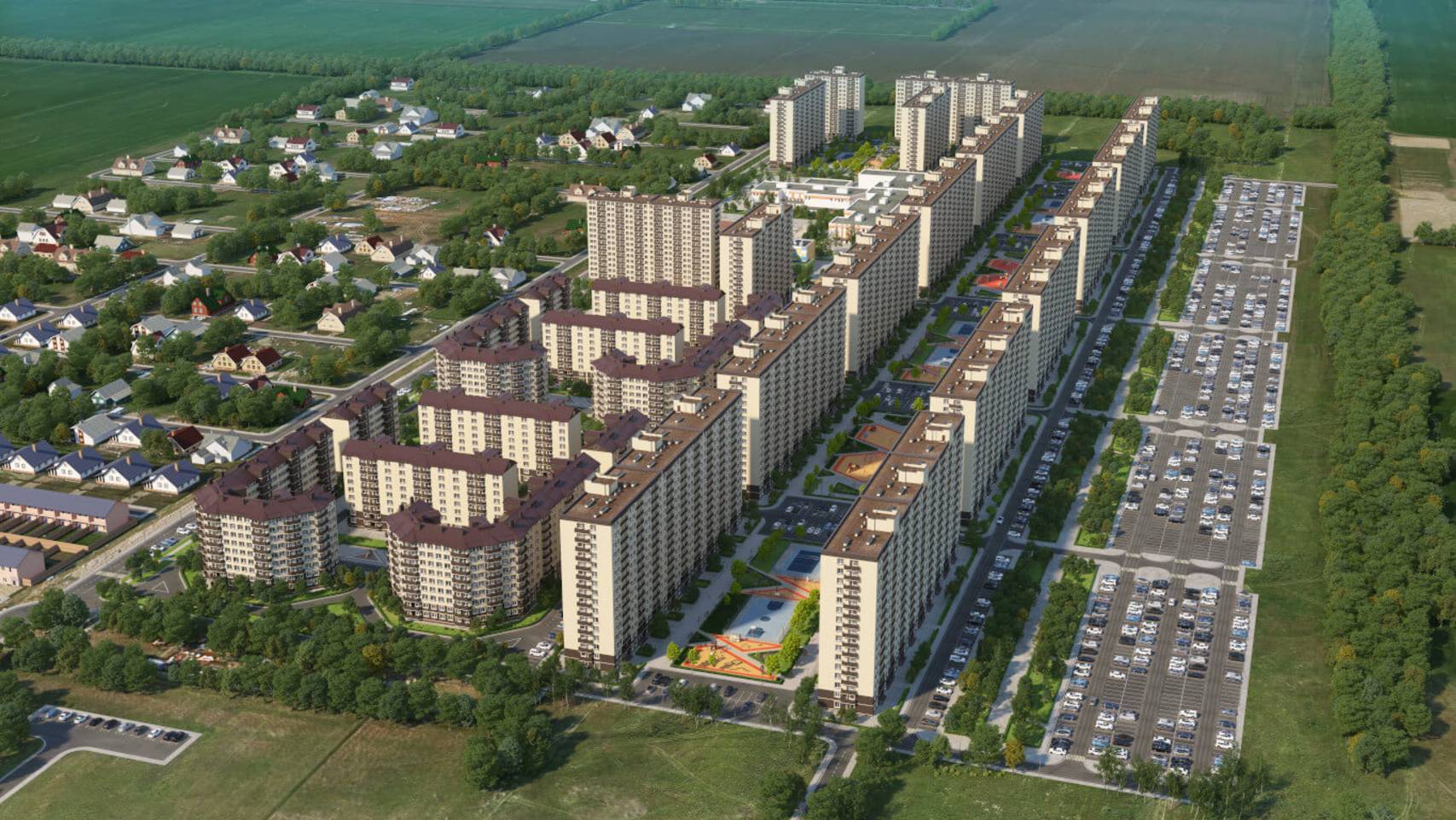 Жилой комплекс "Дыхание" в Краснодаре