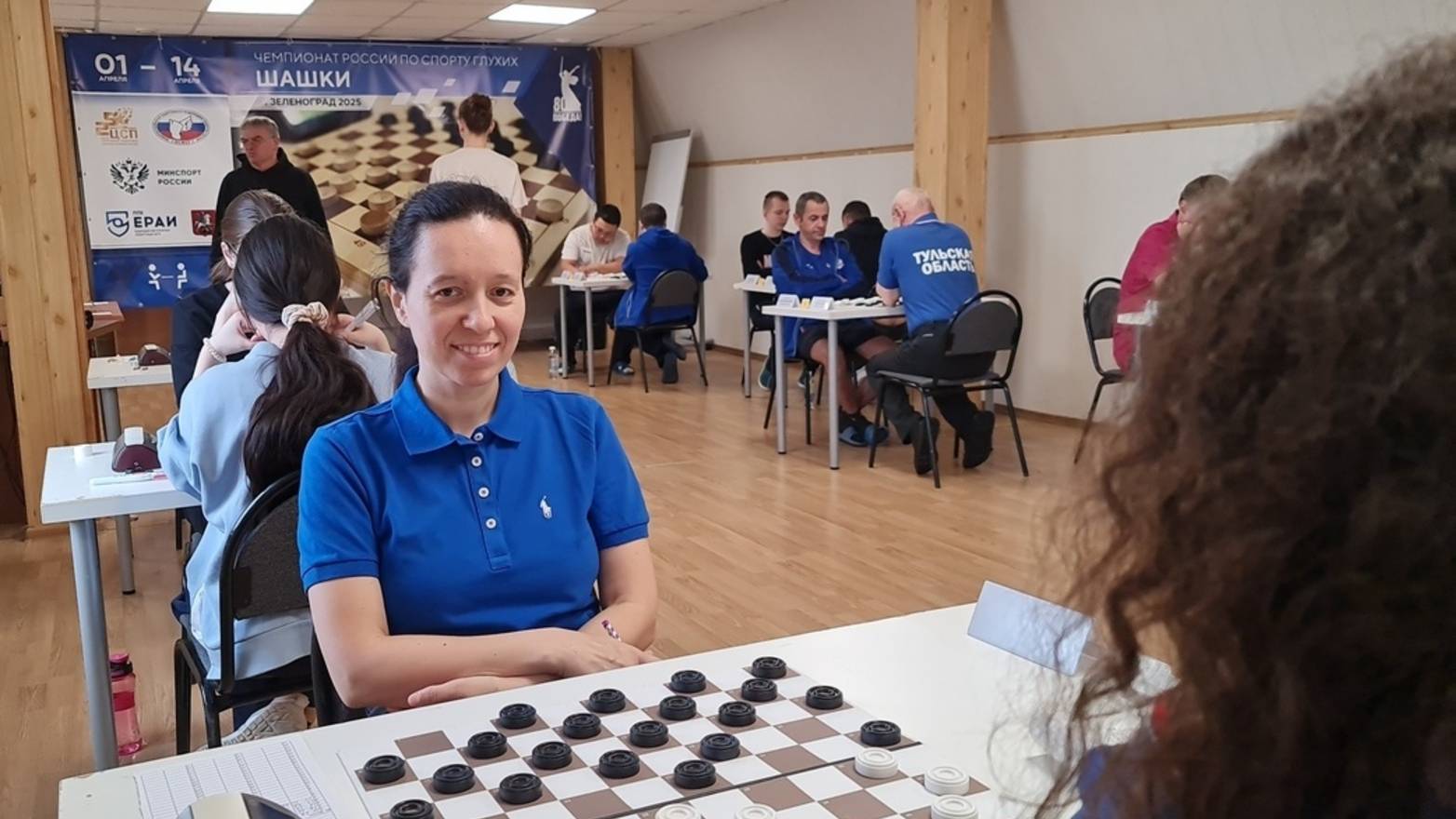 2025. Zelenograd. Draughts Deaf Russia Ch. (Men&Women). Video 5 - Draughts-100 Round 3