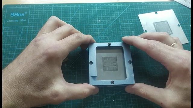 Работа с трафаретами и оснасткой тип А.