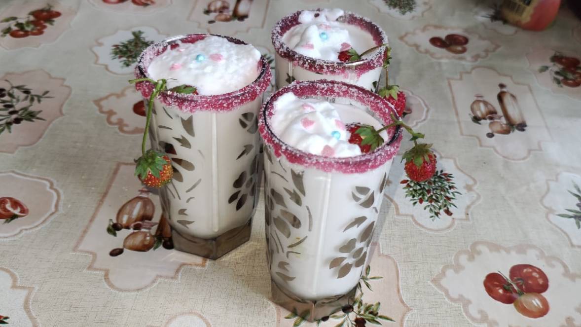 ЗАВИДУЮ тем, кто попробует в ПЕРВЫЙ РАЗ!! Молочный коктейль с клубникой