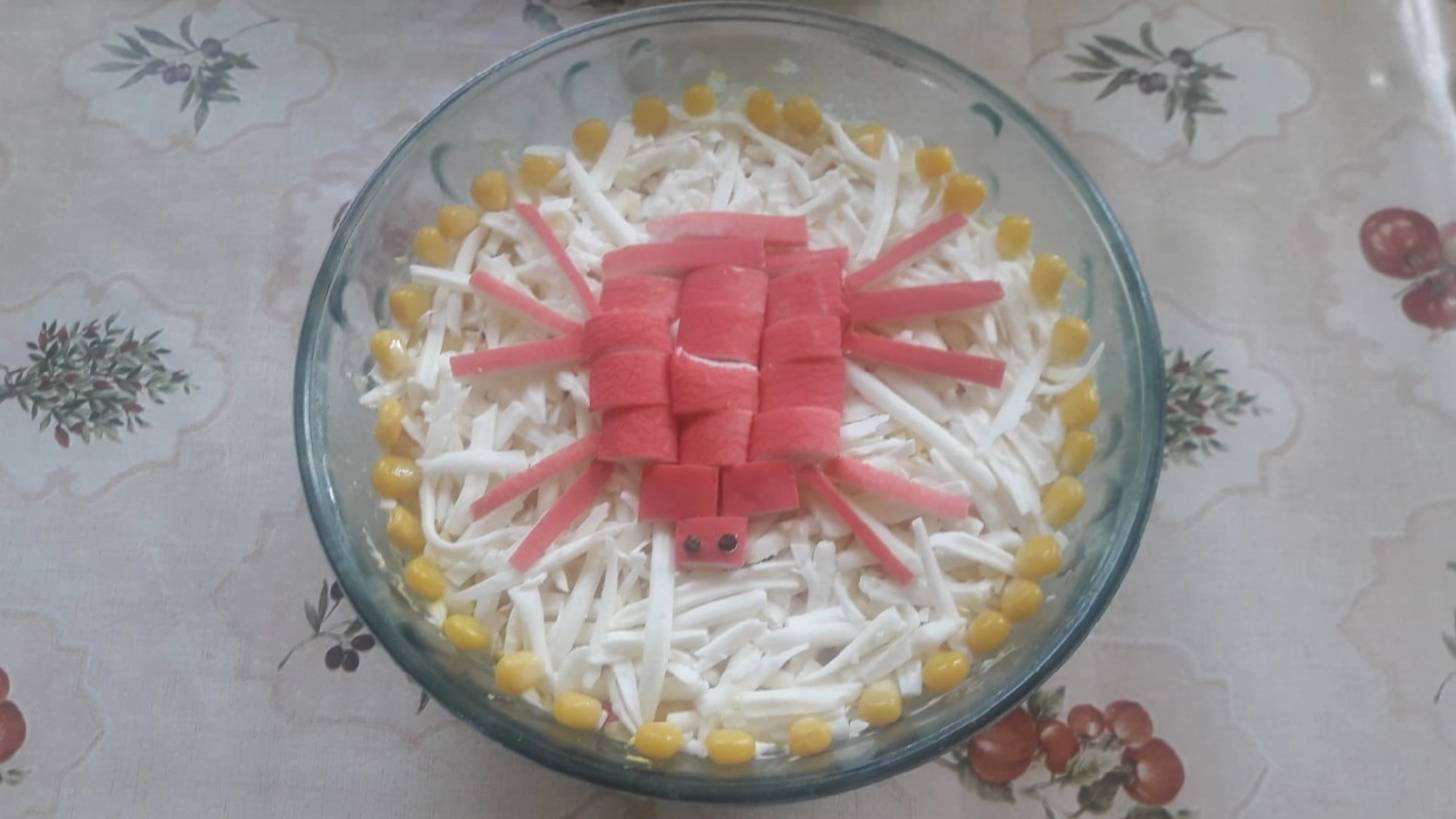 САЛАТ,который побил ВСЕ рекорды по скорости приготовления!!