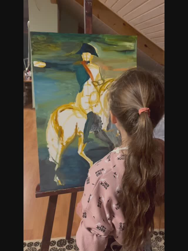 Картина масло! Картон грунтованный! 70 см x 50 см. в наличии