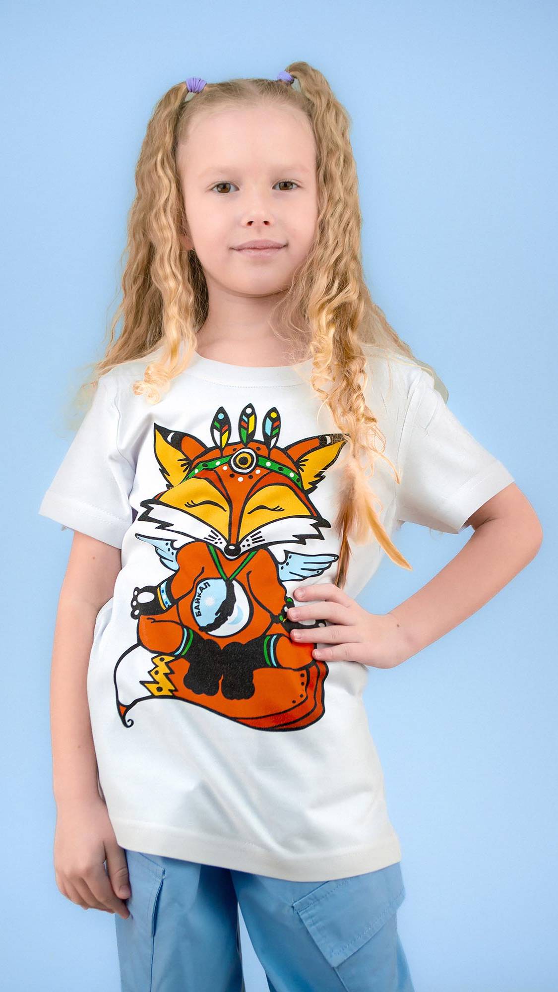 Футболка детская односторонняя ЛИСА ДЗЕН