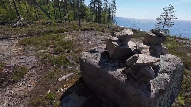 Карелия , Онежское озеро , Петроглифы .