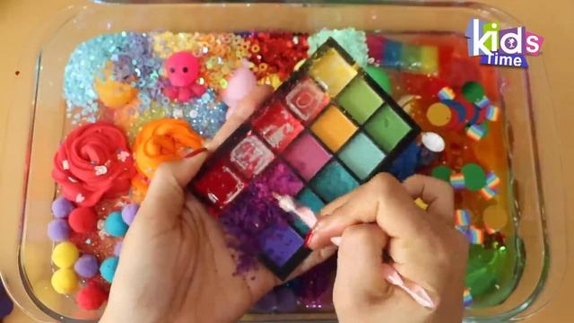 Увлекательное видео со слаймом! Смешиваем классный слайм! ★ASMR★