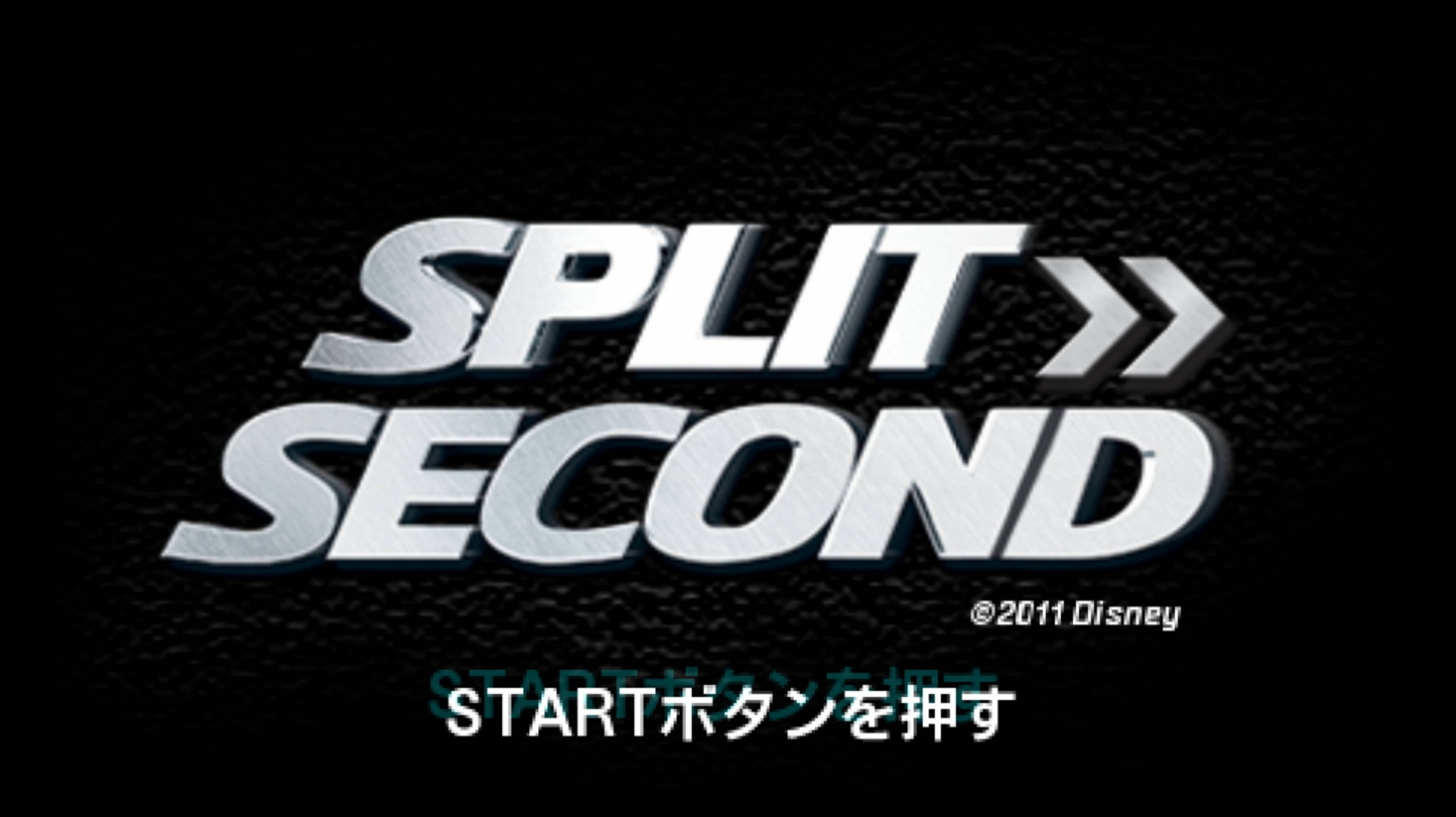 Split Second Velocity PSP NTSC-J JP Demo Gameplay (NPJH-90169)