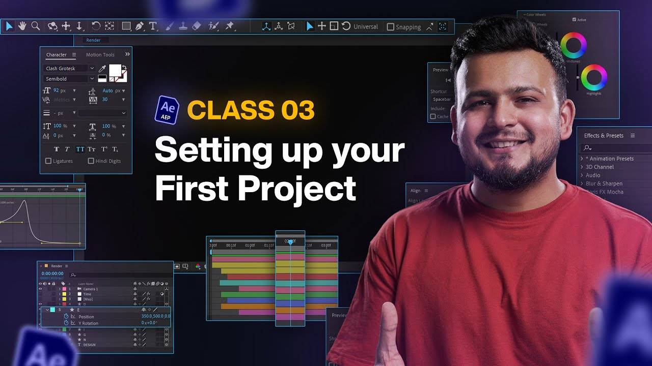 Твой первый проект по АЭ! - Урок 03 - Субтитры