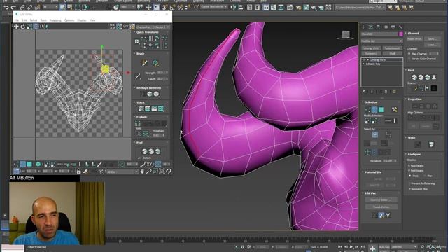 14. Starting the UV unwrap