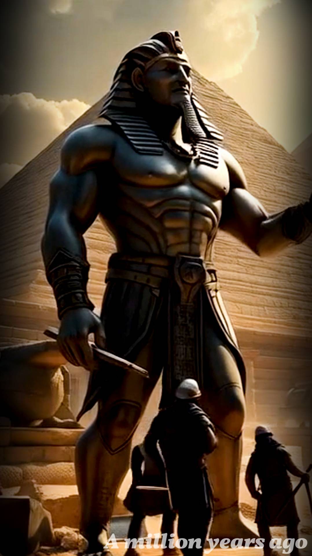 Lounge Lion-ivanish  A million years ago #fantasy #pyramids#Egypt#lion-ivanish