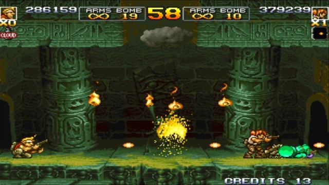 Metal slug 4 - прохождение - аркада
