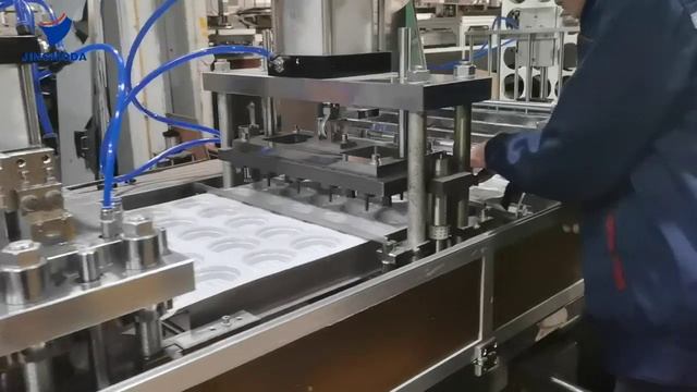 Настройка JMD-500C станок для формовки крышек для стаканов