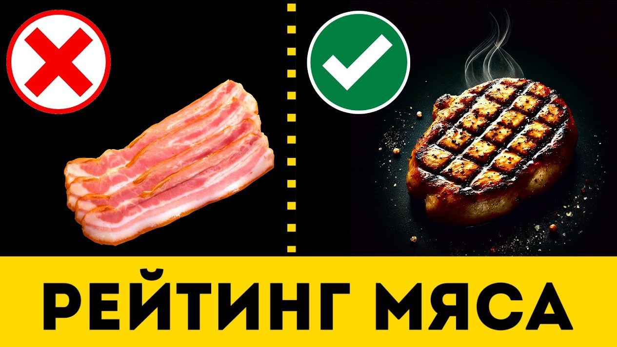 МЯСО: Самое Вредное и Полезное (Рейтинг)