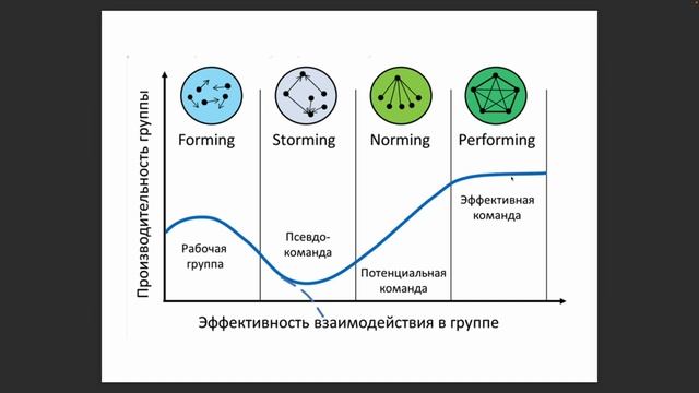 Фазы групповой динамики. Команда и Группа