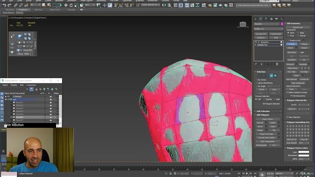 13. Retopo the knee armor and the sword