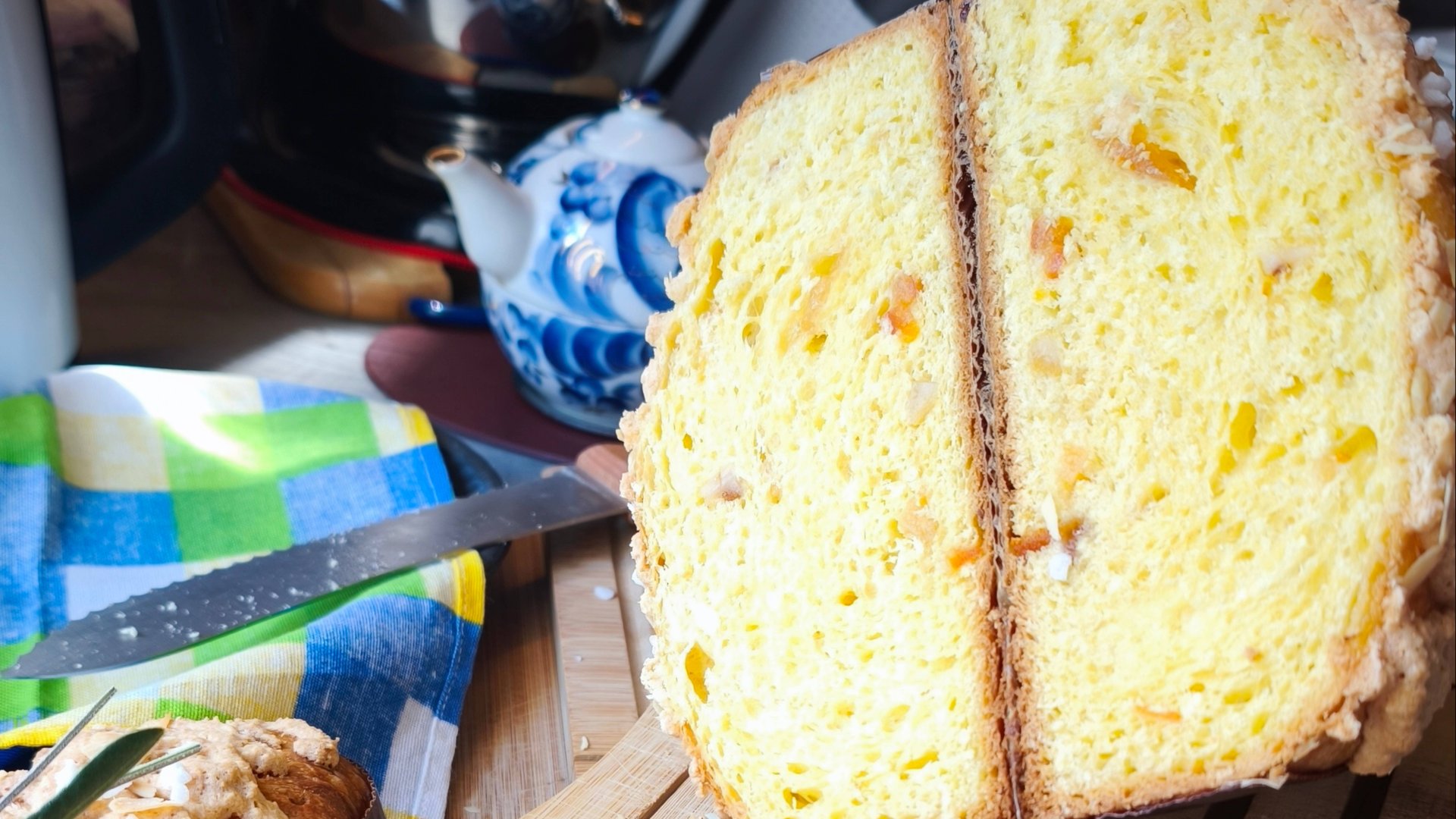 Репетиция пасхального итальянского кулича 2025 "ГОЛУБКА" по рецепту А. Селезнева