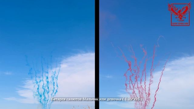 Батарея салютов "Мальчик или девочка" (1,25*25) Веер