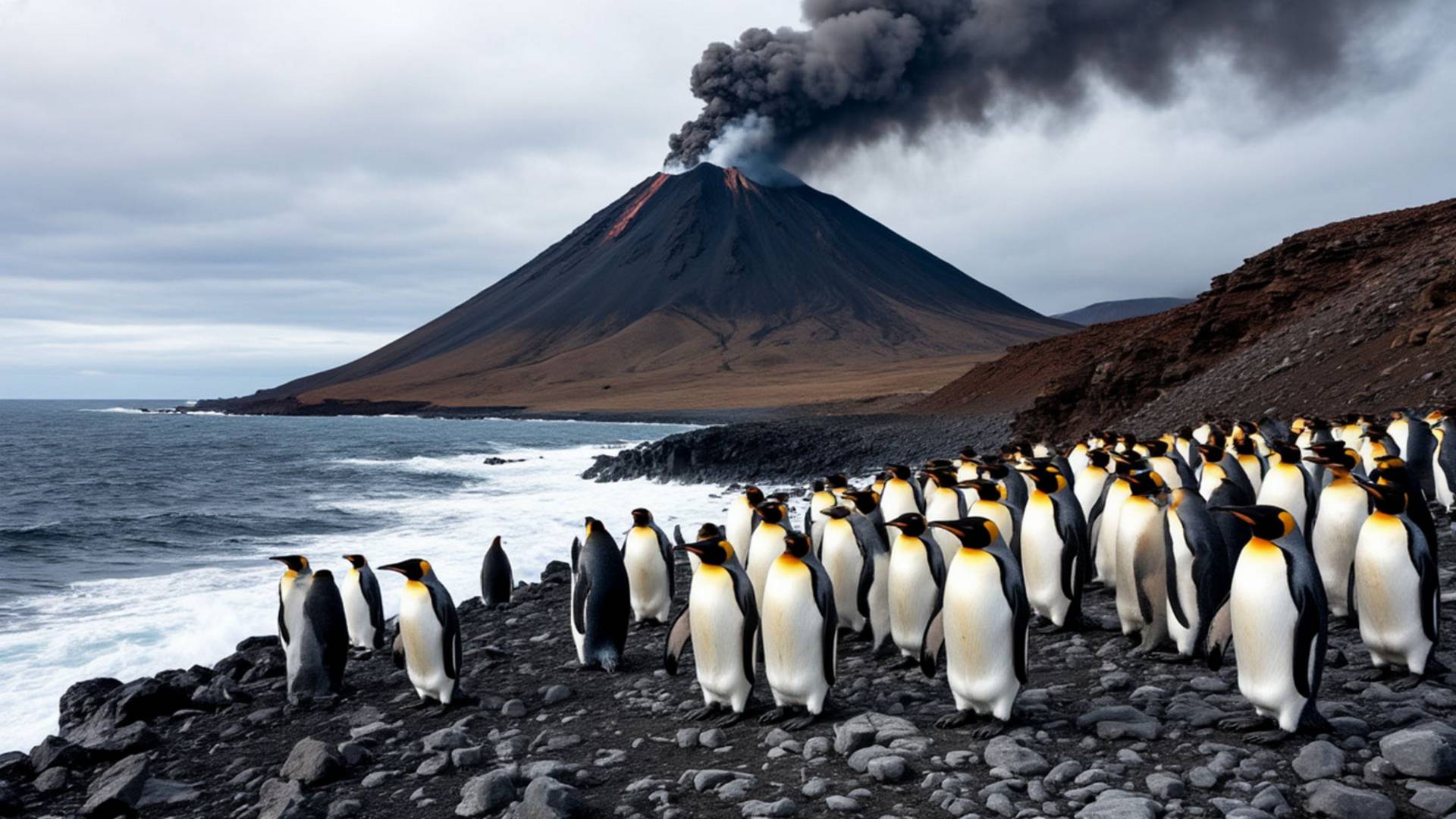 Путь жизни: как вулканы построили мир пингвинов