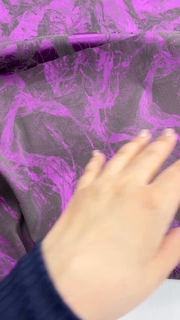 Обзор ткани шелк /полиэстер Se-0353