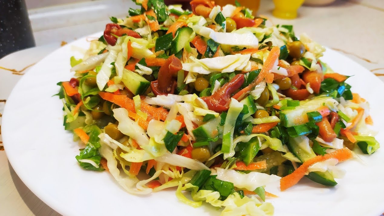 Постный САЛАТ,но невероятно вкусный!