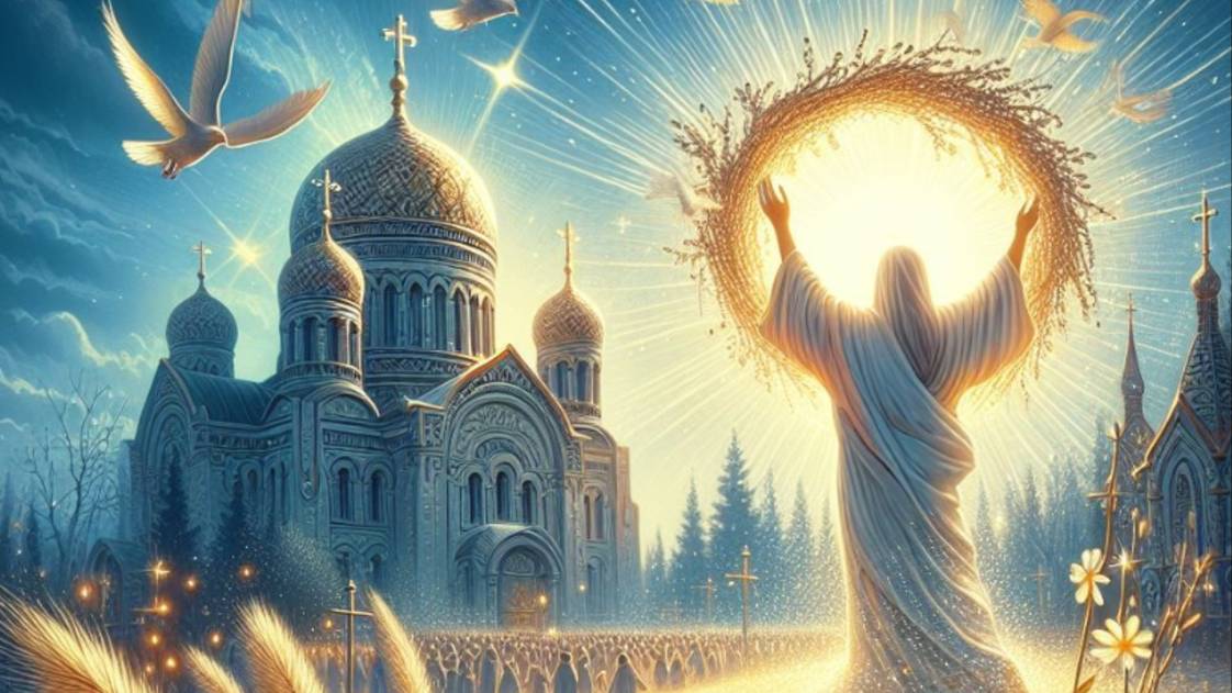 Вербное Воскресенье! Красивое Поздравление с Вербным Воскресеньем! Музыкальная Открытка!