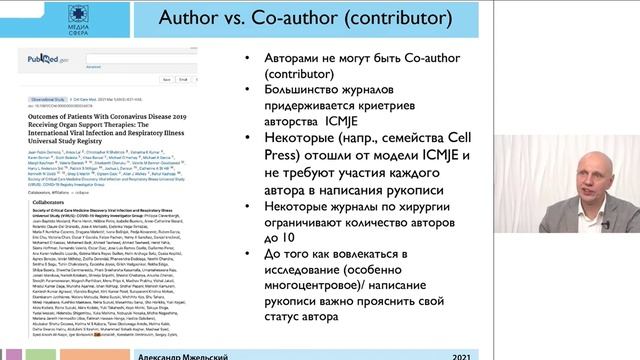 Видимость и цитируемость научных статей Мжельский А.А.