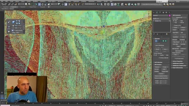 5. Retopology of the head and symmetry