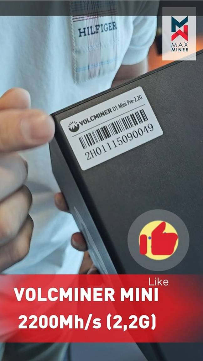 🔥500Вт АСИК-НОВИНКА для квартиры #VOLCMINER MINI 2,2G на #LTC + #DOGE. #MAXMINER #asics #майнинг