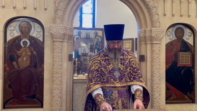 Неделя Крестопоклонная 23.03.2025