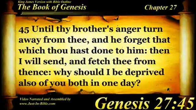 Genesis Complete - Bible Book 01 - The Holy Bible KJV Read Along Audio Text
