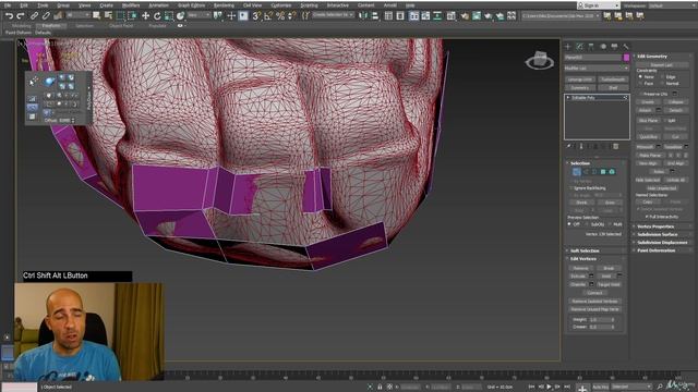 9. Retopologizing the arm